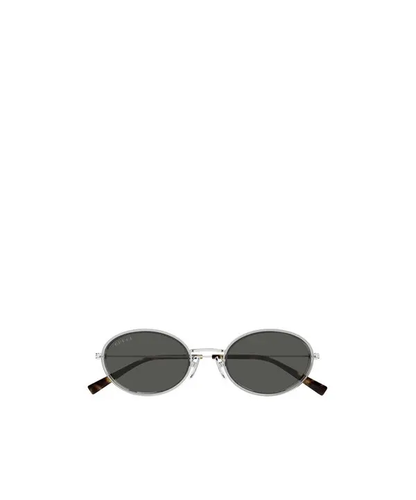 Gucci Oval Frame Sunglasses - Black
