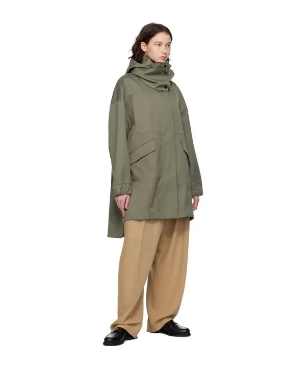 Canada Goose Olivine Long-sleeved Parka Coat - Green