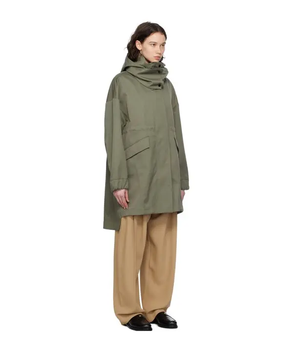 Canada Goose Olivine Long-sleeved Parka Coat - Green
