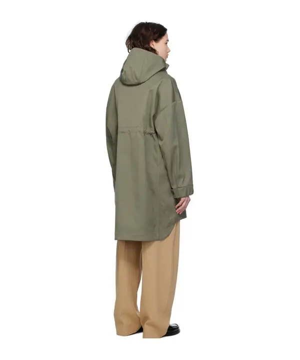 Canada Goose Olivine Long-sleeved Parka Coat - Green