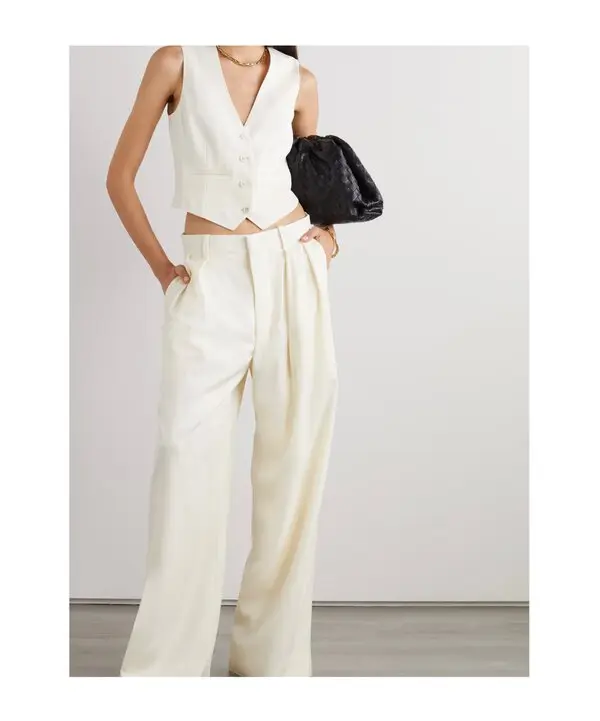 Wardrobe.NYC Wide-leg Pleated Trousers
