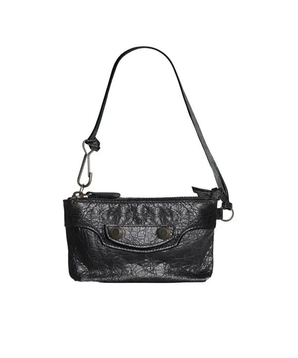Balenciaga Le City Zipped Pouch Bag - Black