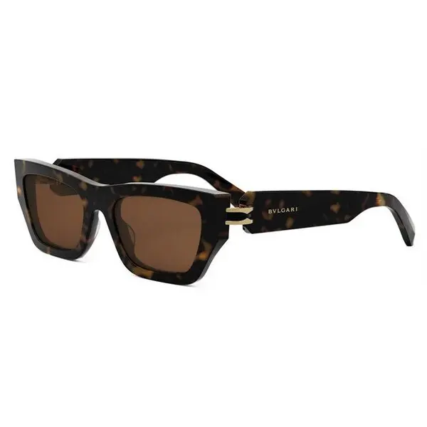 BVLGARI Rectangular Frame Sunglasses - Brown