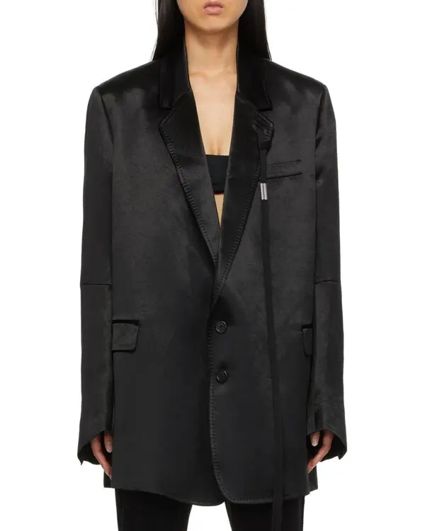 ANN DEMEULEMEESTER Oversize Button-up Blazer