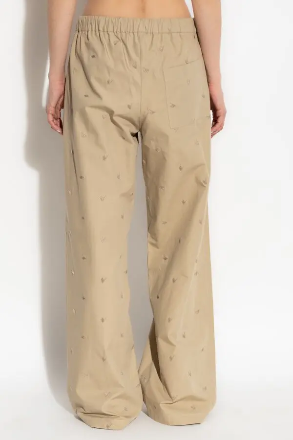 Attico Embroidered Drawstring Pants