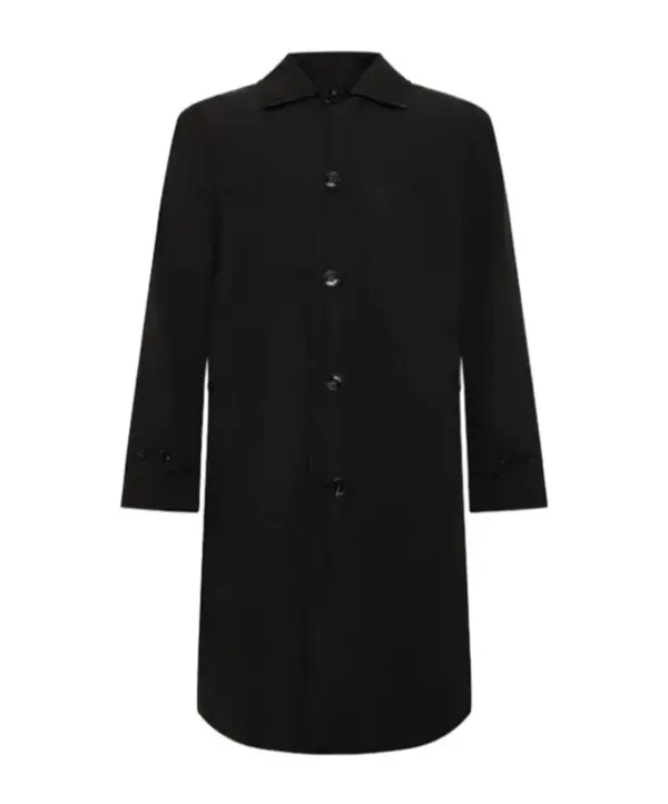Burberry Single-breasted Trench Coat - Black