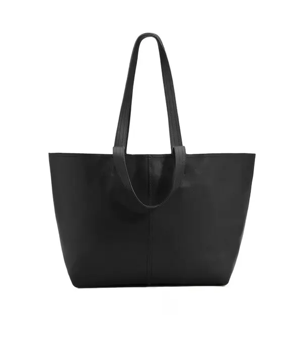 AMI Paris Midi Tote Bag - Black
