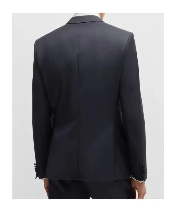 Hugo Boss Single-breasted Tailored Blazer - Black