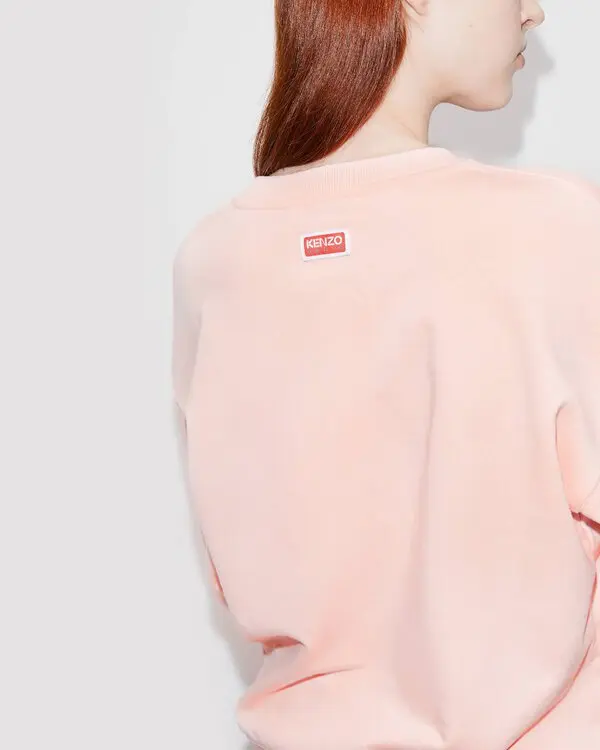 Kenzo Elephant Varsity Jungle Crewneck Sweatshirt - Pink