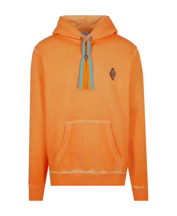 MARCELO BURLON COUNTY OF MILAN Sunset Cross Hoodie - Orange