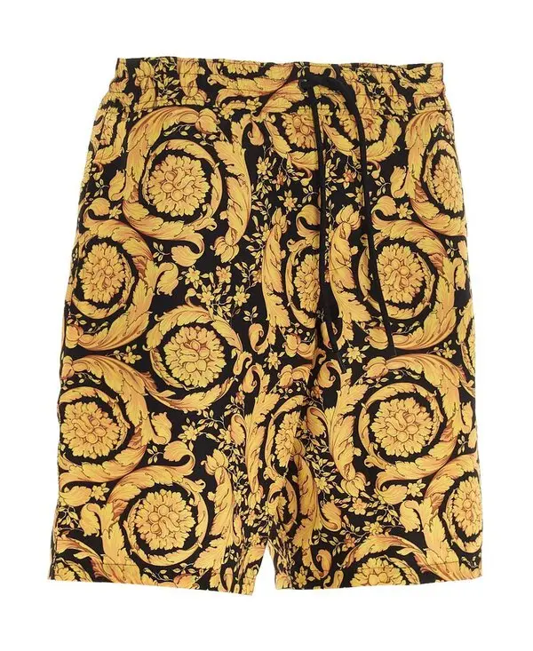 Versace Barocco Printed Swim Shorts - Multicolor