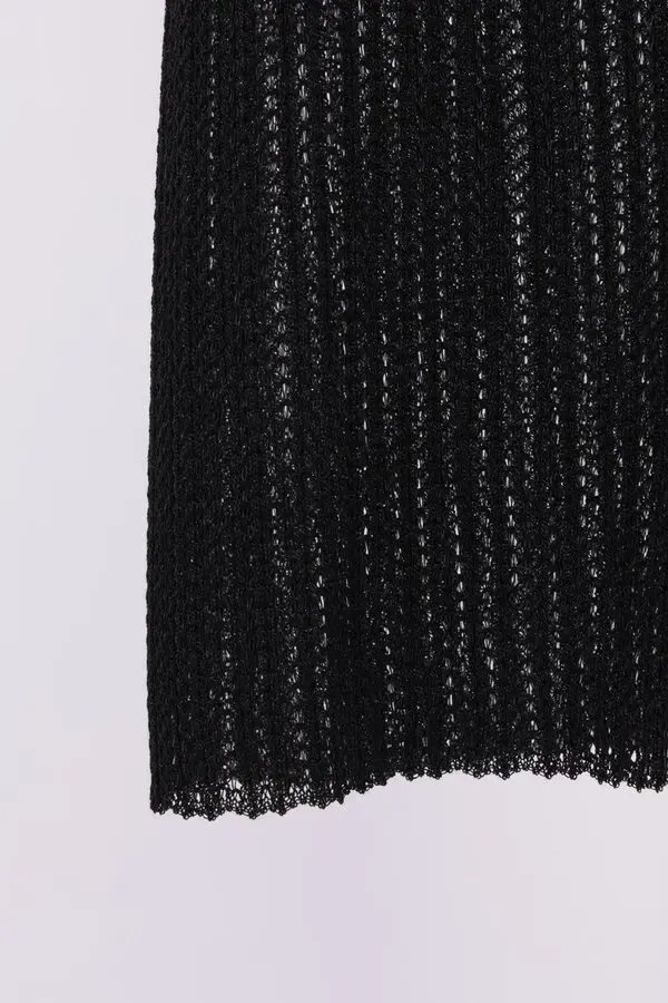 MAISON MARGIELA Ribbed Knit Midi Skirt