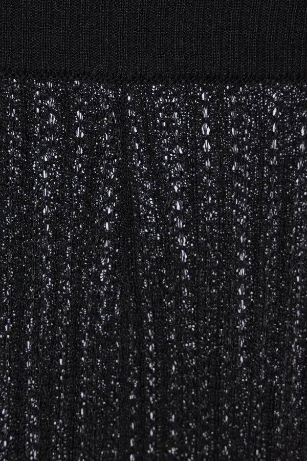 MAISON MARGIELA Ribbed Knit Midi Skirt