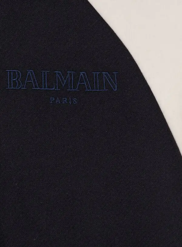Balmain Two-tone Hooded Jacket