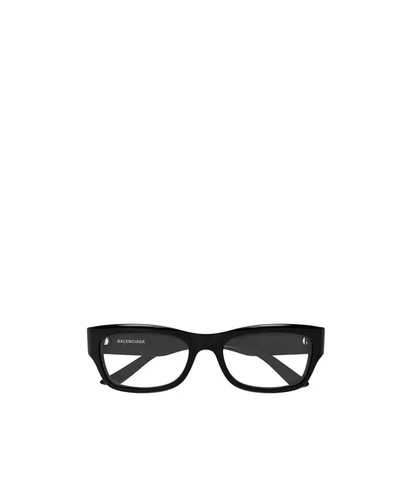 Balenciaga Rectangle Frame Eyeglasses - Black