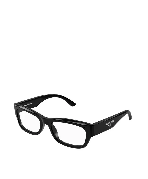 Balenciaga Rectangle Frame Eyeglasses - Black