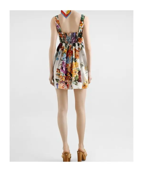 Dolce & Gabbana Floral Print Mini Dress