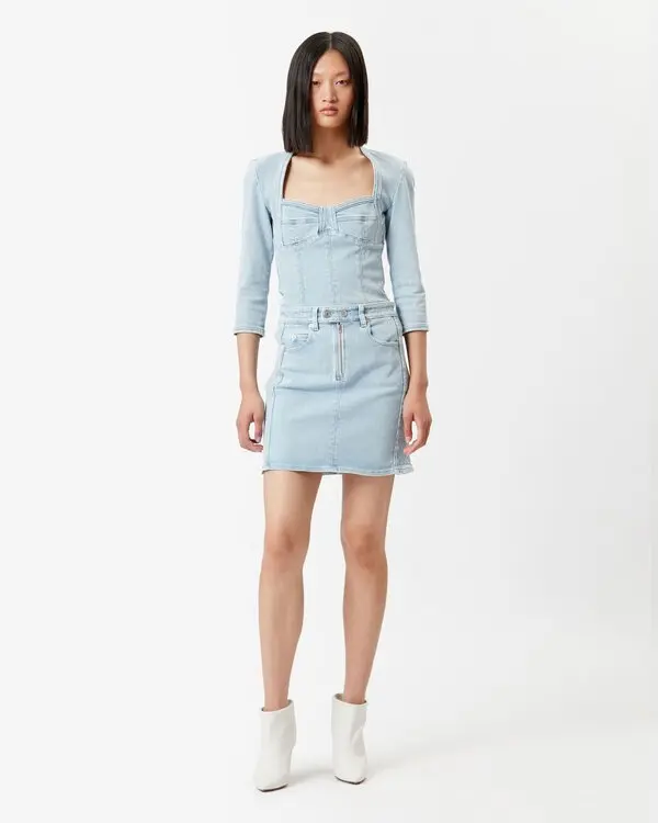 Isabel Marant Étoile Vabelia Denim Skirt
