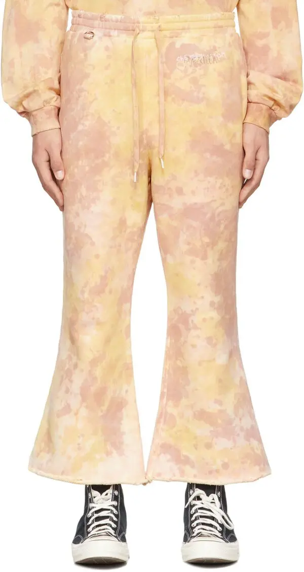 DOUBLET Multicolor Tie-dye Flare Sweatpants