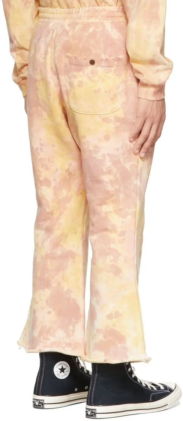 DOUBLET Multicolor Tie-dye Flare Sweatpants
