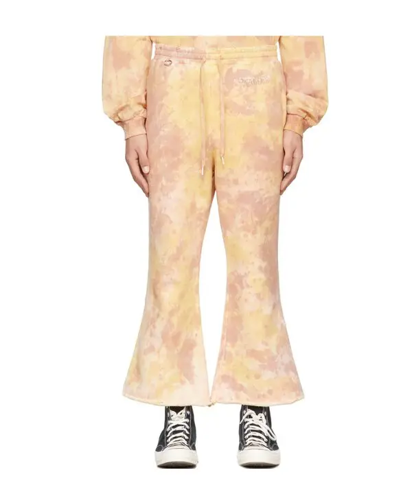 DOUBLET Multicolor Tie-dye Flare Sweatpants