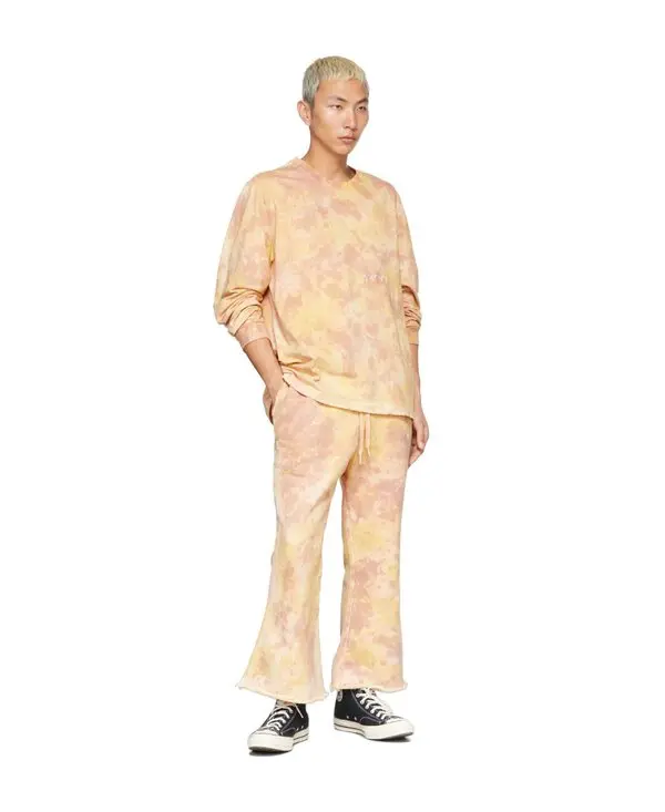 DOUBLET Multicolor Tie-dye Flare Sweatpants