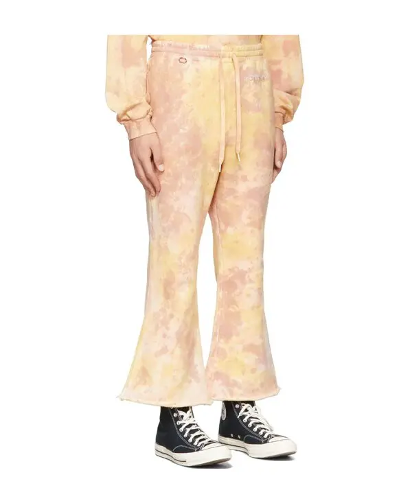 DOUBLET Multicolor Tie-dye Flare Sweatpants