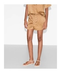 Gucci Gg Monogram Drawstring Shorts - Copper-colored
