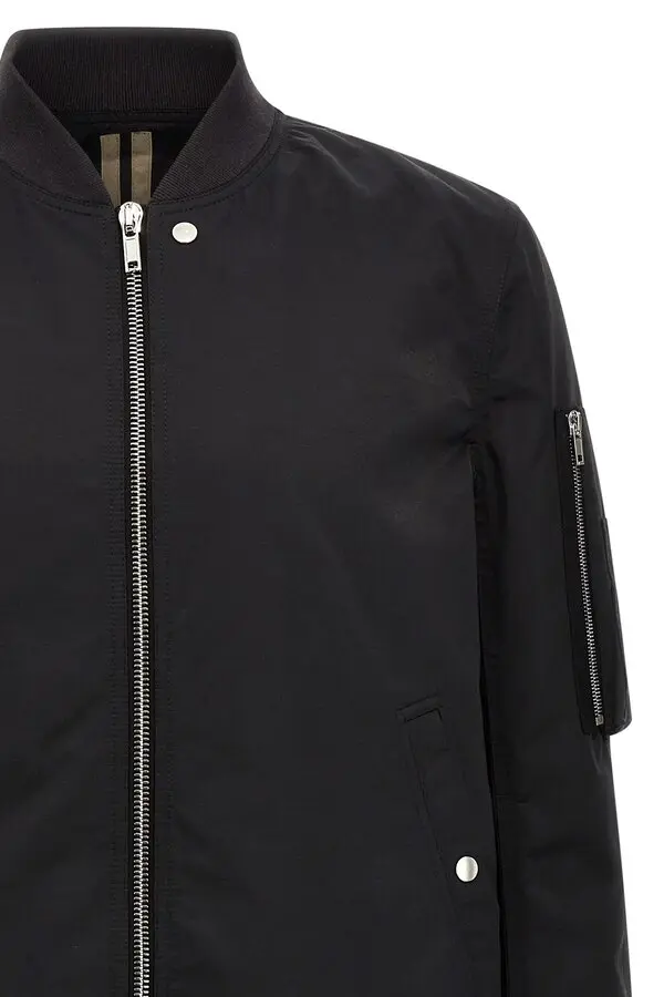 Rick Owens Classic Flight Zipped Bomber Jacket