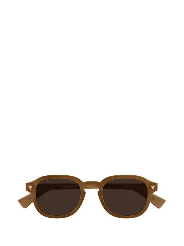 Bottega Veneta Oval Frame Sunglasses - Green