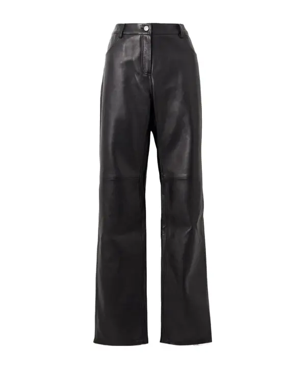 Magda Butrym Straight-leg Leather Trousers
