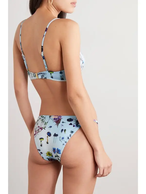 Stella McCartney Floral Print Bikini Top