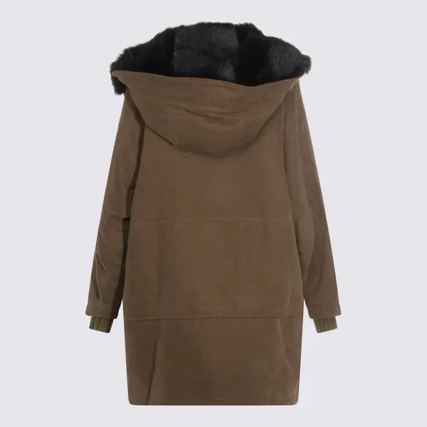Dolce & Gabbana Zip-up Hooded Jacket - Green
