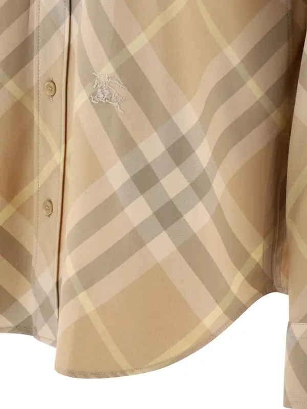 Burberry Long-sleeved Checked Shirt