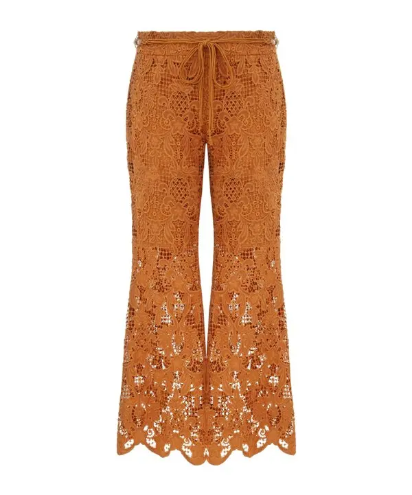 Zimmermann Coco Lace Flared Pants