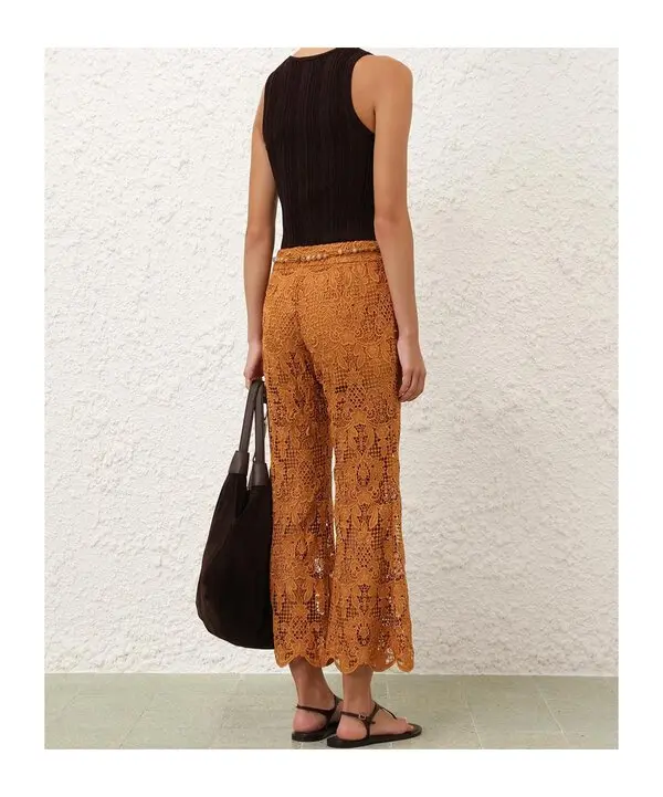 Zimmermann Coco Lace Flared Pants
