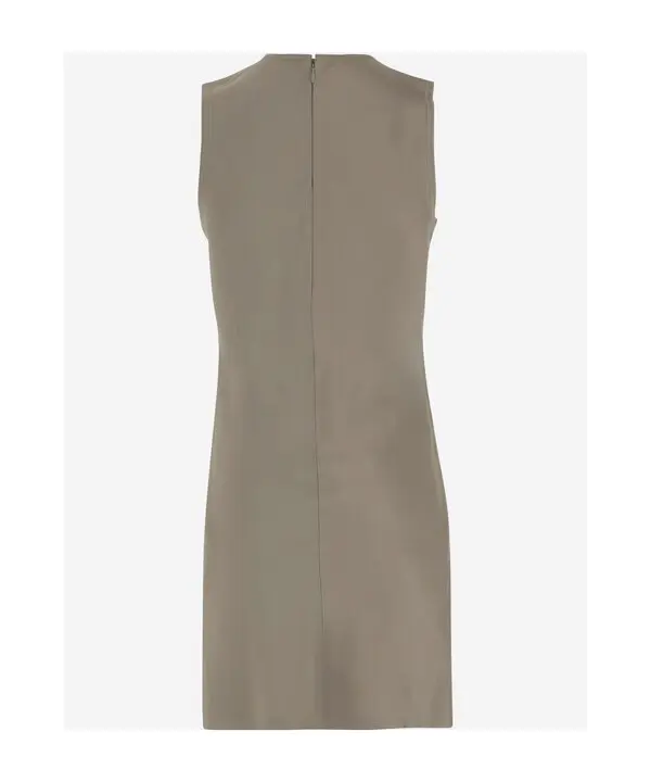 AMI Paris Sleeveless Round Neck Straight Dress