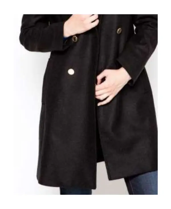 Emporio Armani Double-breasted Trench Coat - Black