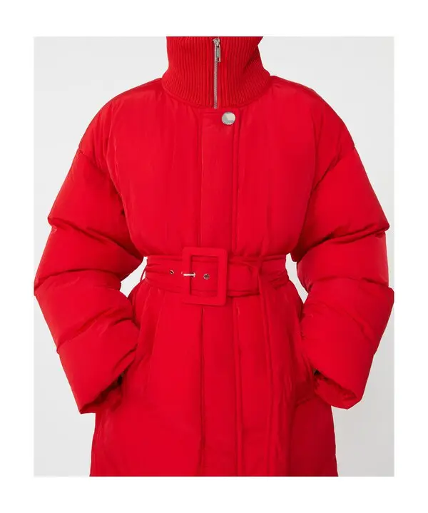 Sportmax Long-sleeved Cotton Jacket With Belt