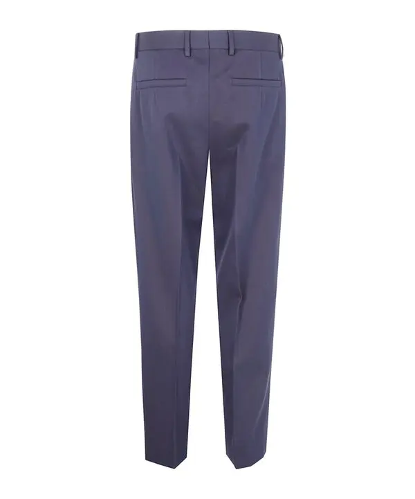 Zegna Pleated Tailored Trousers - Black