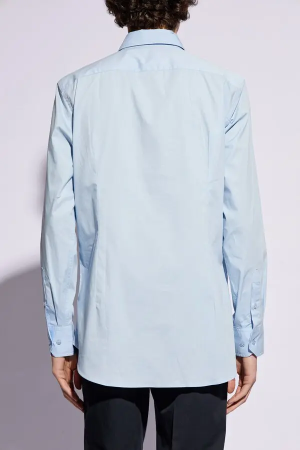 Etro Pegaso-embroidered Cotton Shirt