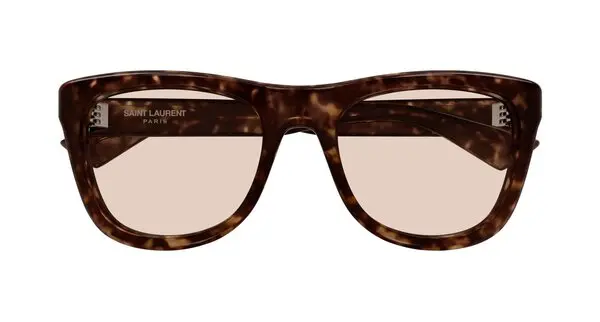 Saint Laurent Square Frame Sunglasses - Brown