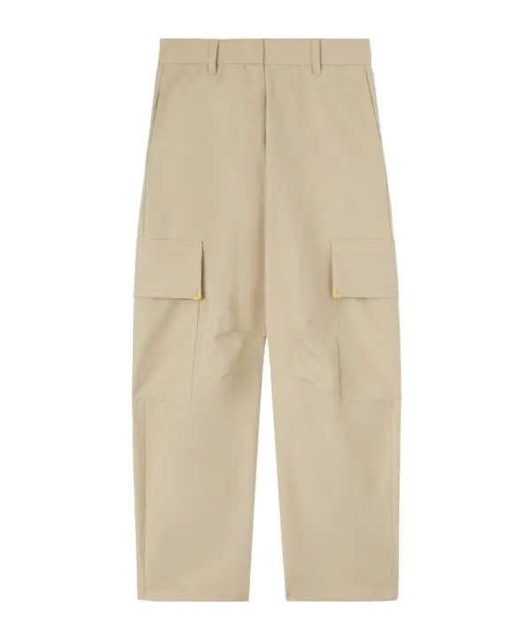 Palm Angels Belted Carrot-cut Mid-rise Trousers