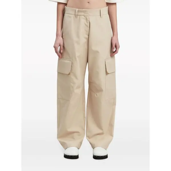 Palm Angels Belted Carrot-cut Mid-rise Trousers