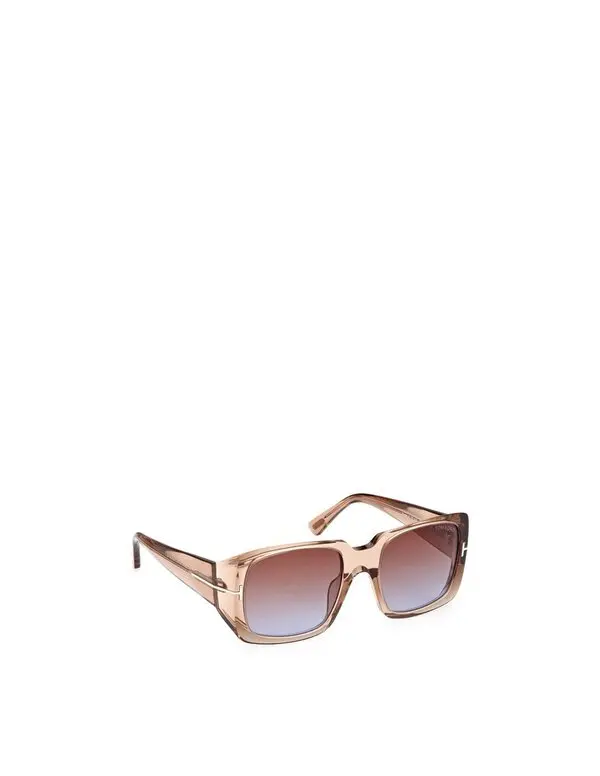 TOM FORD Ryder 02 Square Frame Sunglasses - Nude