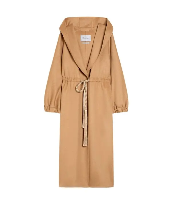 Max Mara Belted Hooded Coat
