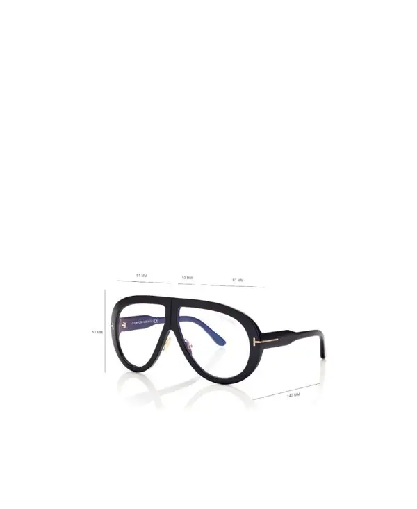 TOM FORD Pilot Frame Sunglasses - Black