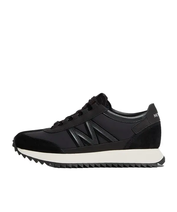 Moncler Pacey2 Suede Nubuck Trainers - Black