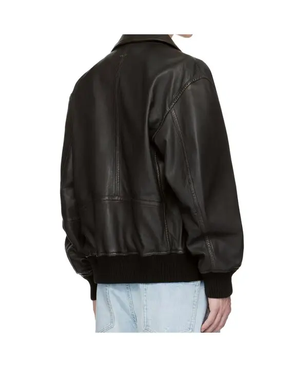 Hugo Boss Long Sleeve Leather Jacket