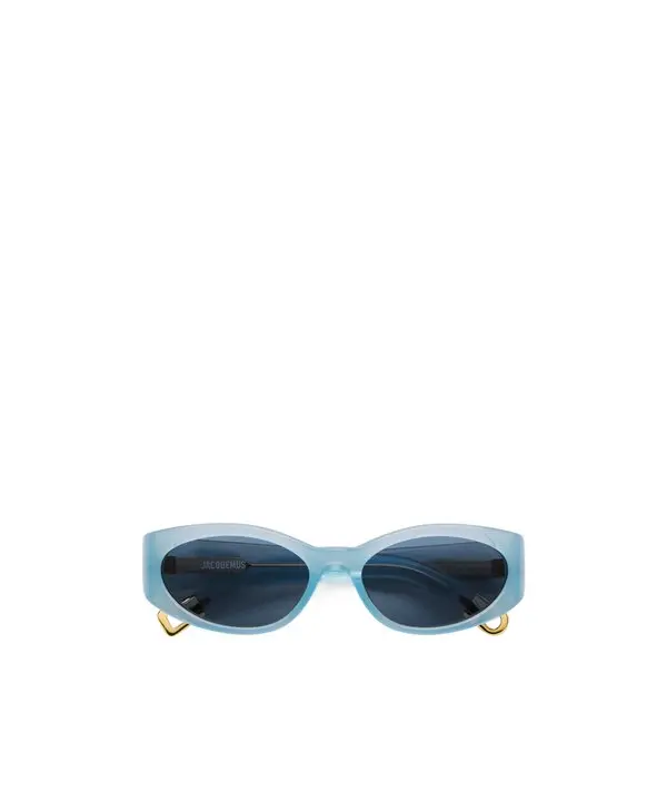 Jacquemus Oval Frame Sunglasses - Blue
